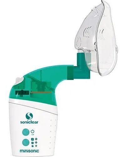 Inalador Nebulizador Portátil Mesh Microsonic Bivolt Soniclear - Verde/Branco - 100V/240V ...