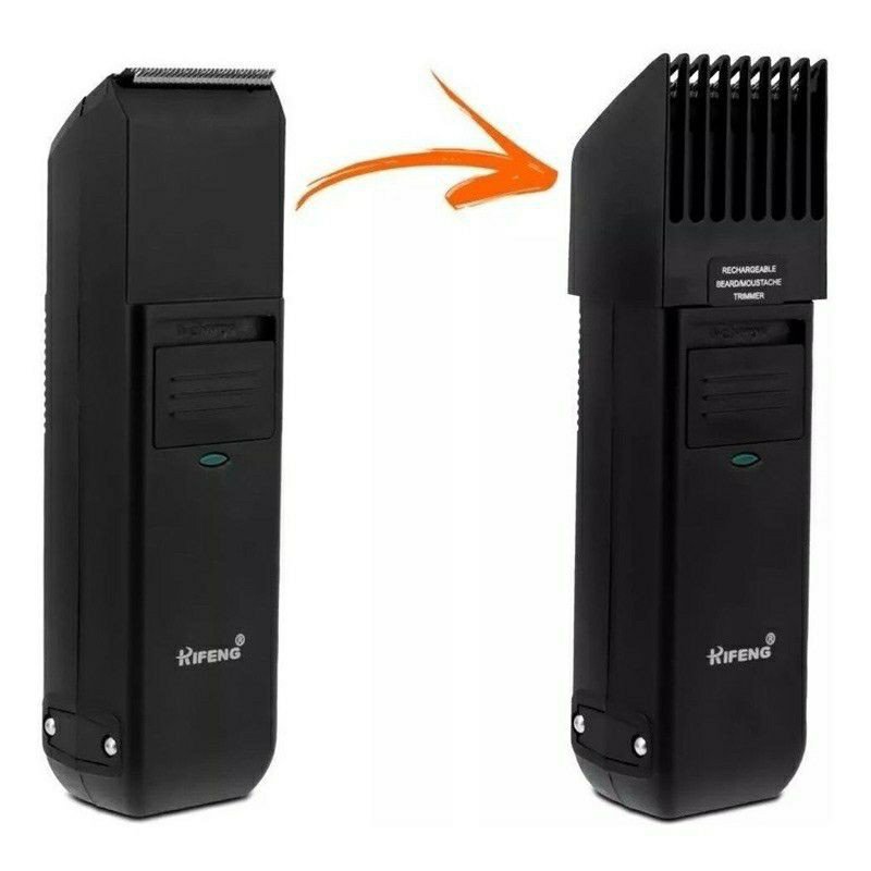 Máquina Cortar barbear Cabelo fazer Barba Pezinho Recarregável depilar Sem fio 389B | MadeiraMadeira