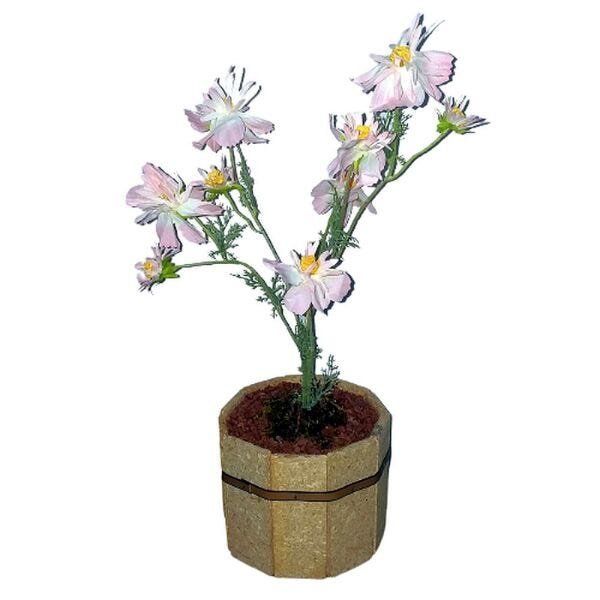 Arranjo Artificial Flor Etéreo Margarida Rosa COMPLETO | MadeiraMadeira