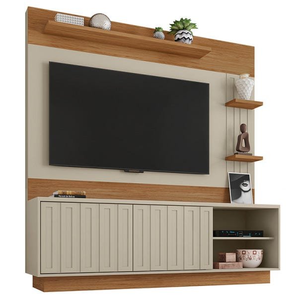 Estante Home Para TV Até 65 Polegadas 2 Portas Clap Caemmun ...