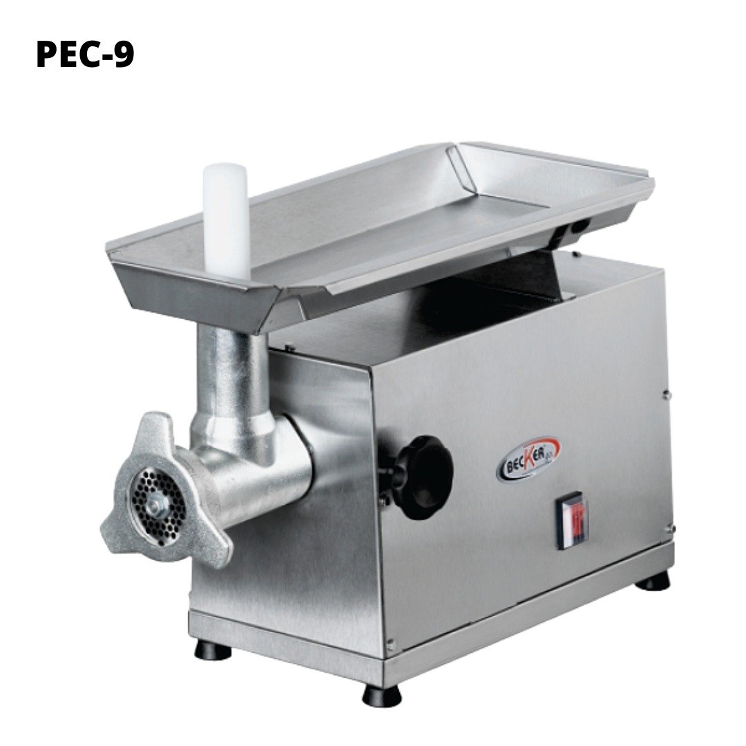 Picador Moedor de Carne Elétrico Comercial Inox Boca 9 PEC-9 Becker ...