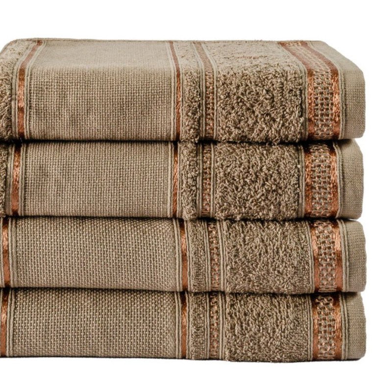 Kit Toalha de Banho Slim Plus Café com 5 Peças Exclusiva | MadeiraMadeira