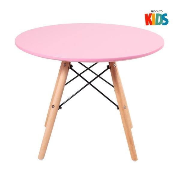 Mesa Infantil Eames Eiffel Junior - Rosa Pink | MadeiraMadeira