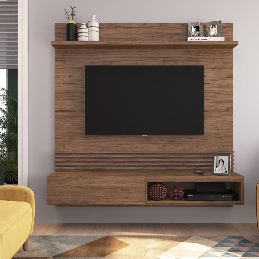 Painel Estante Home para TV 50'' 1,60x1,65m Est202 Estilare Madeirado ...