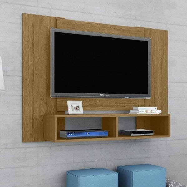 Painel para TV até 42 Polegadas 2 Nichos Navi Móveis Bechara | MadeiraMadeira