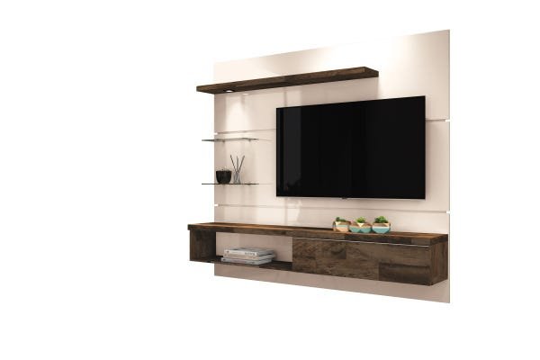 Home Painel Para Tv Até 55 Polegadas Ores Off White- Deck | MadeiraMadeira