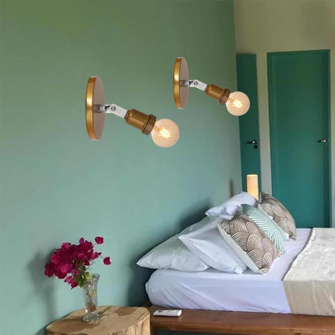 Arandela Spot Articulada Área Interna Externa Vintage Simples - Soquete ...