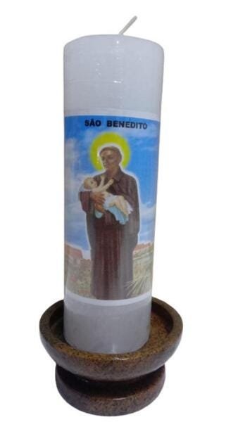 Vela 7 Dias 260G São Benedito Kit Com 5 | MadeiraMadeira