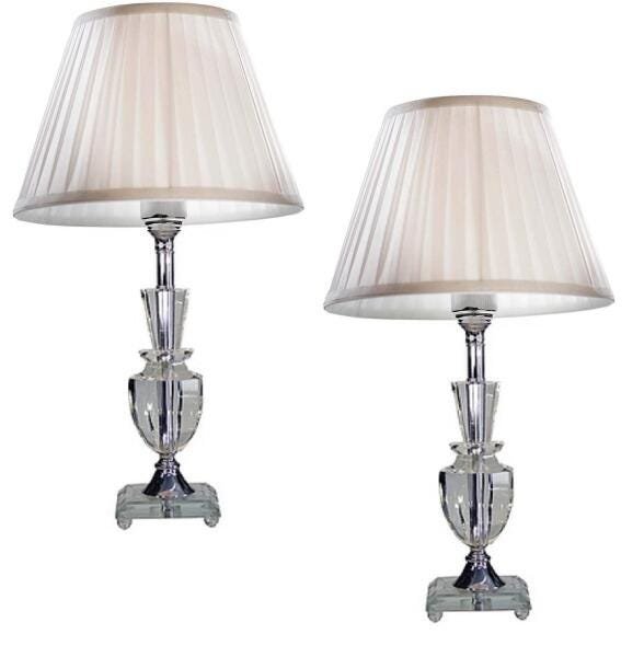 Kit de 2 Abajures Luminária de Mesa para Quarto Sala S92 Branco ...