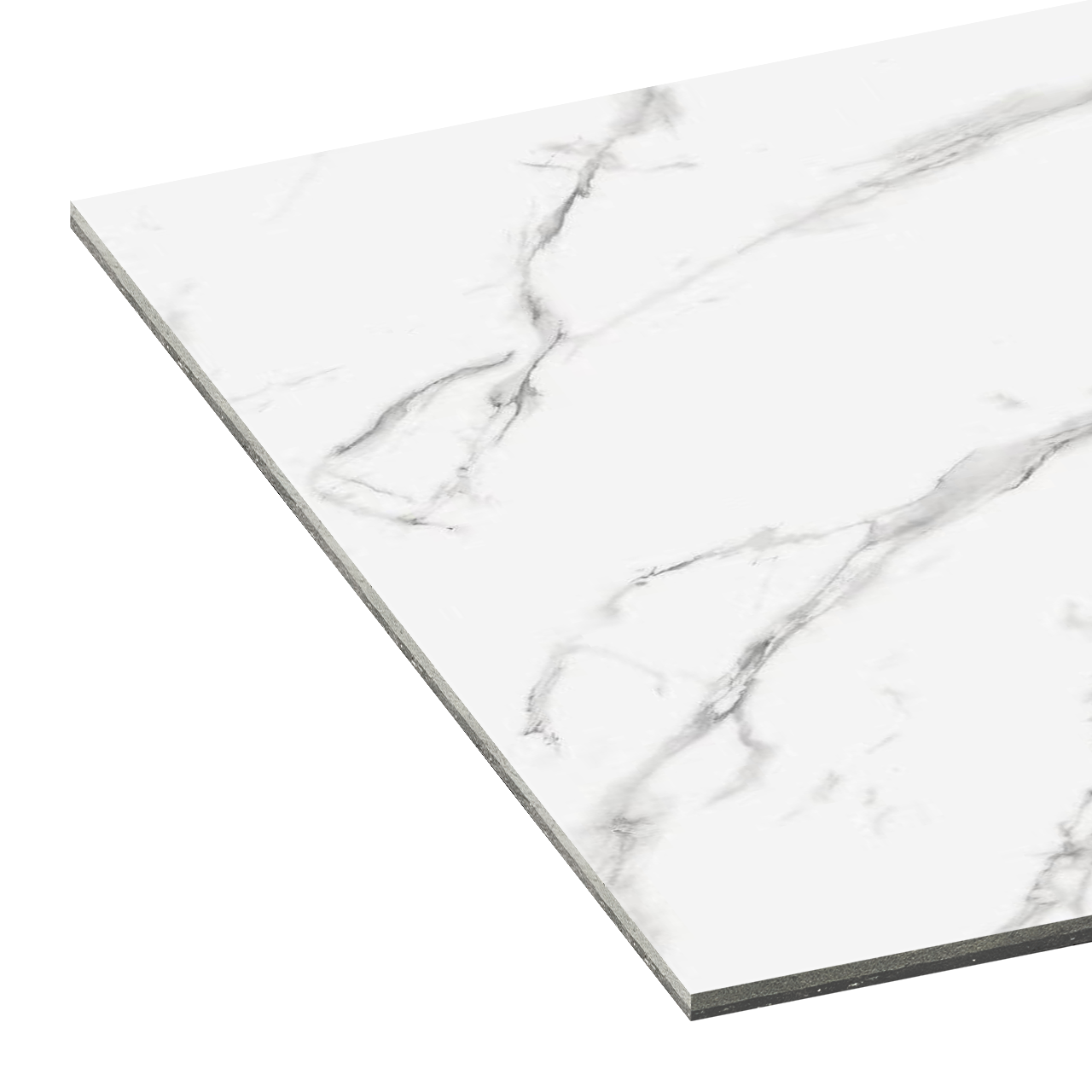 Piso Vinílico Ruffino - Nobile Studio Calacata - 2mm - 91,44 Cm X 91,44 ...