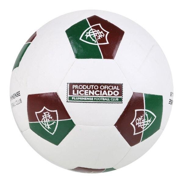 Mini Bola Oficial Do Fluminense Branca Com Escudo Tricolor | MadeiraMadeira