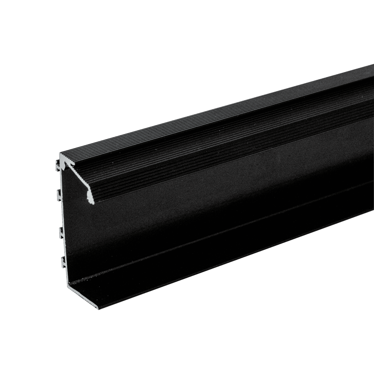 Rodapé Invertido Inclinado Arkas em Aluminio com Aba para LED 50mm x ...