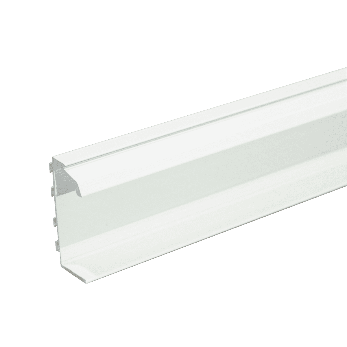 Rodapé Invertido Inclinado Arkas em Aluminio com Aba para LED 50mm x ...