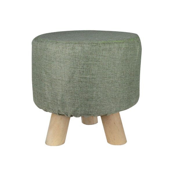 Puff Liso Verde | MadeiraMadeira