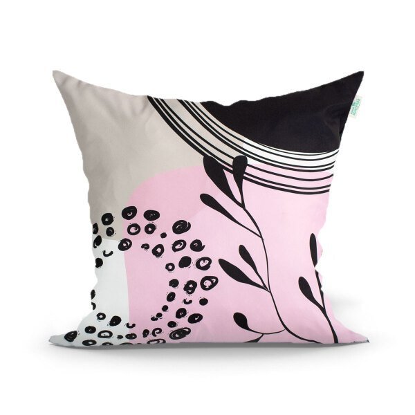 Capa Almofada Rosa Kit 4 Unidades 45cm x 45cm com zíper Decorativa para ...