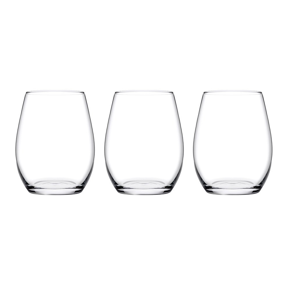 Conjunto 3 Copos Baixo Vidro 440ml Lira Class Home | MadeiraMadeira