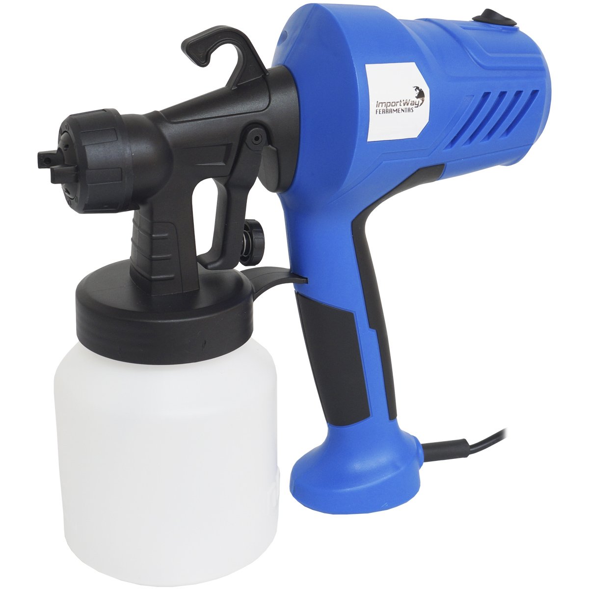 Pistola Elétrica de Pintura Pulverizadora Tinta Compressor 450W Importway Iwppp-4507 ...