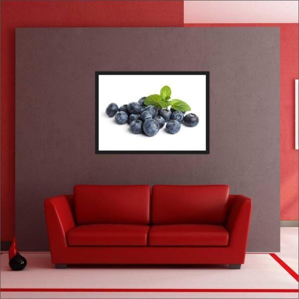 Quadro Decorativo Frutas Açaí Cozinha Gourmet Moldura Tt01 | MadeiraMadeira
