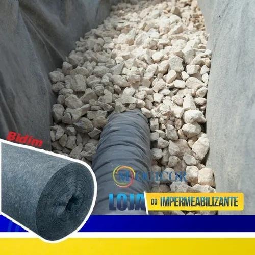 Manta Geotêxtil 20m2 Bidim Original para Drenagem Terrenos | MadeiraMadeira