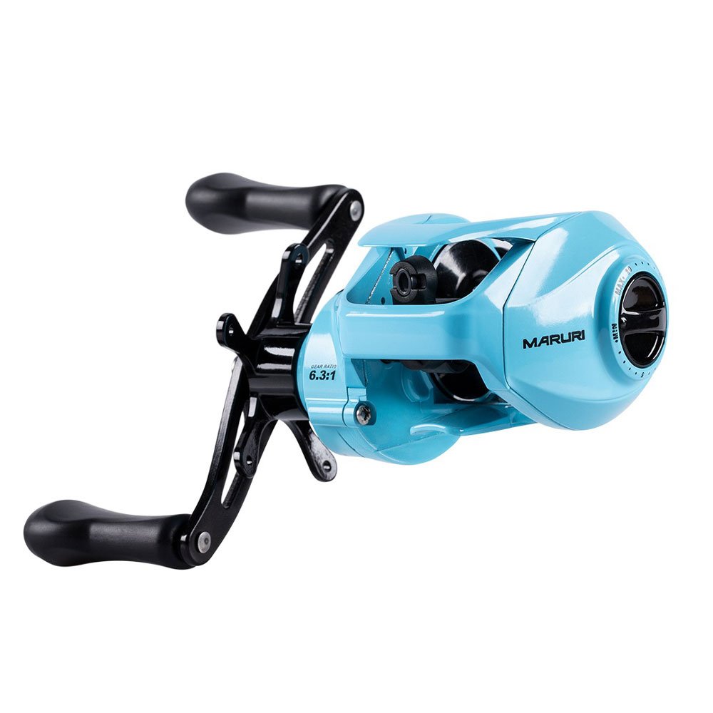 Carretilha para Pesca Maruri Luke Azul 5 Rolamentos - Direita ...