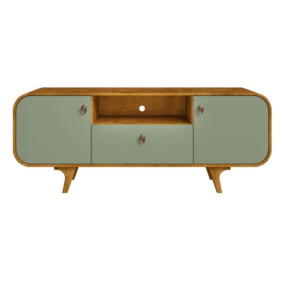 Rack Tv 55 Pol Noronha 2porta 1g Naturalle Pistache Bechara ...