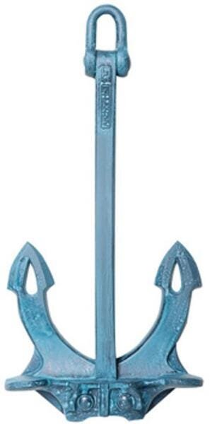 Âncora Decorativa Cinza Em Resina Hall 5X45X22Cm | MadeiraMadeira