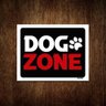 Kit 10 Placas Decorativa Dog Zone Patinha | MadeiraMadeira