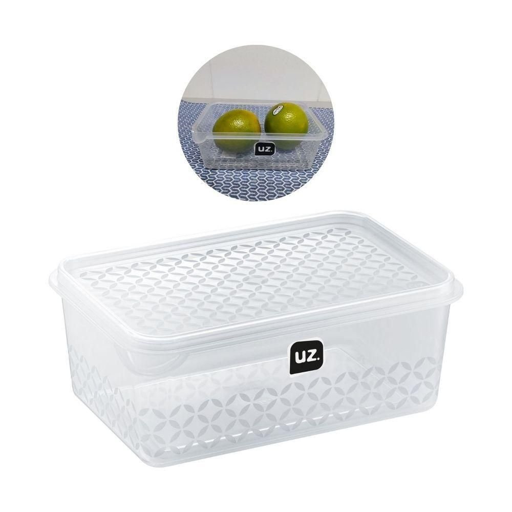 Pote Multiuso C/ Tampa 1 Lt Transparente Microondas Freezer ...