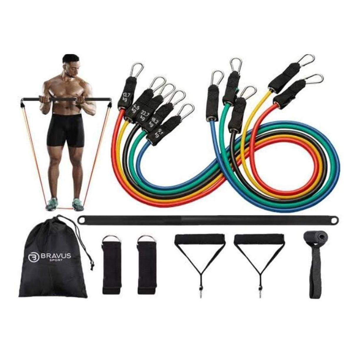 Kit Tubing Pro Bastão de Exercício | MadeiraMadeira