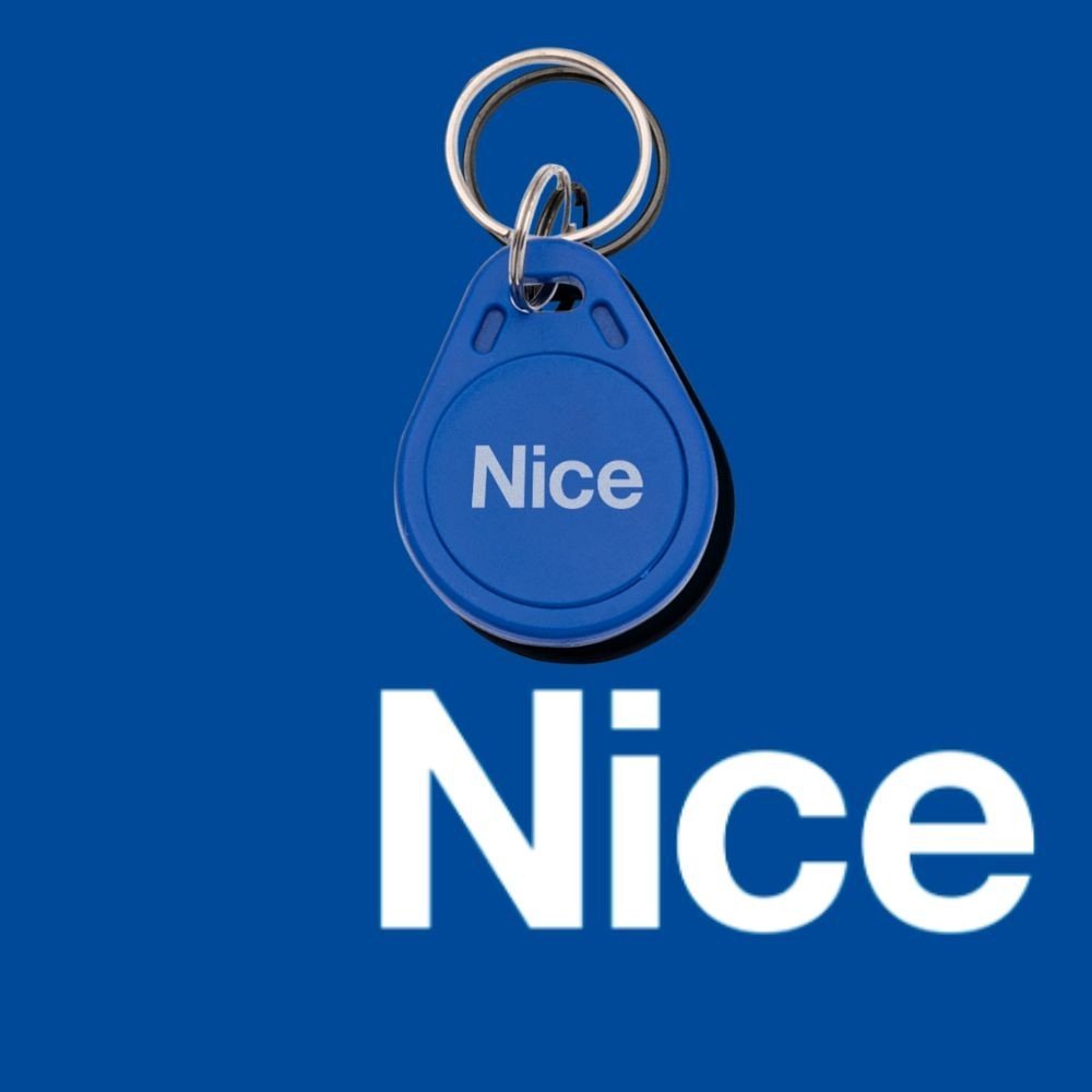 4 Chaveiros Tag RFID LF 125 KHz Linear Nice HCS Azul c/ Logo Linear-HCS ...