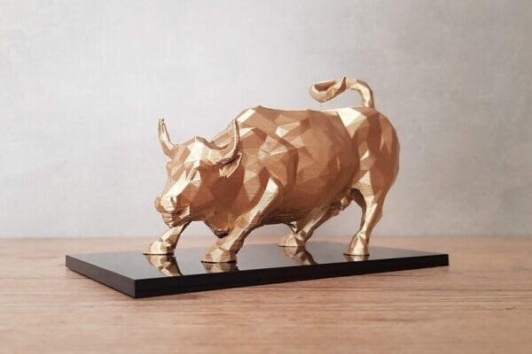 Touro e Urso de Wall Street Bolsa de Valores Mercado Financeiro Nova ...