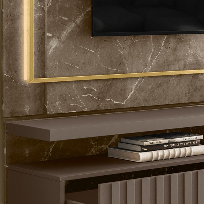 Painel Bancada Suspenso Para TV 75 Polegadas 2851 Imperial Sepia ...