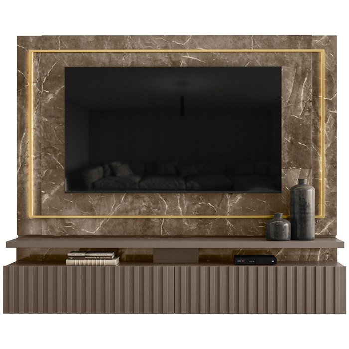 Painel Bancada Suspenso Para TV 75 Polegadas 2851 Imperial Sepia ...