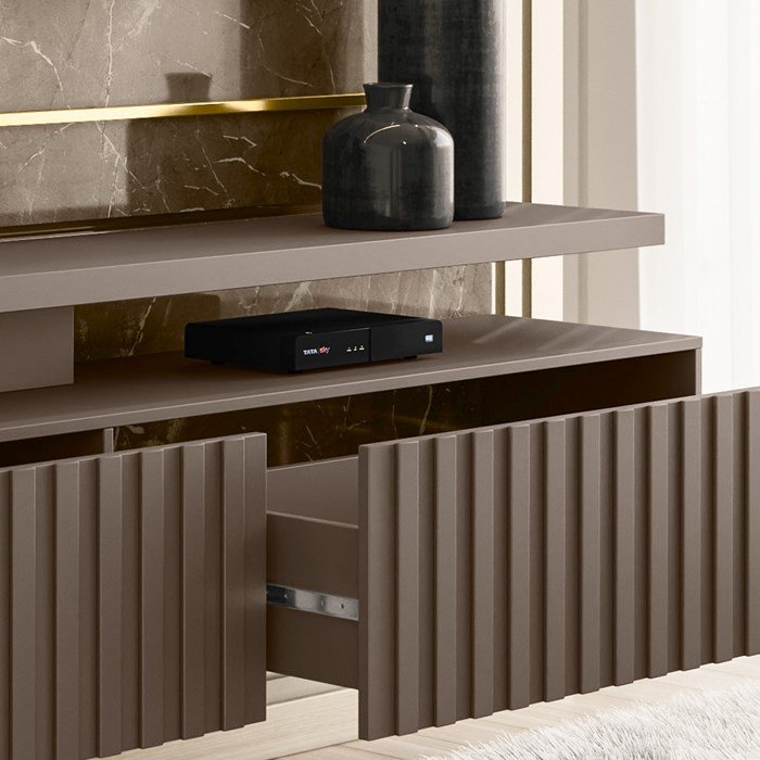 Painel Bancada Suspenso Para TV 75 Polegadas 2851 Imperial Sepia ...