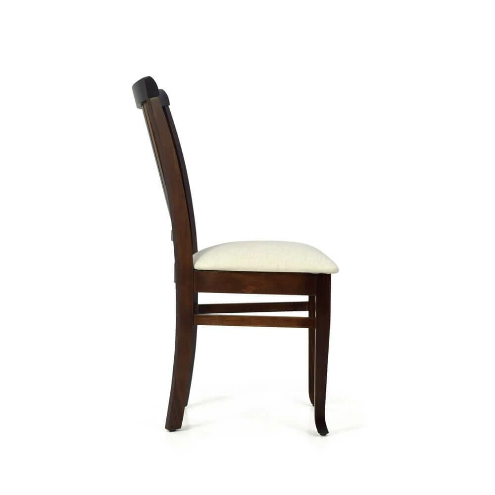 Cadeira de Madeira Estofada Espanha - kit 2 cadeiras - Iaza Móveis ...