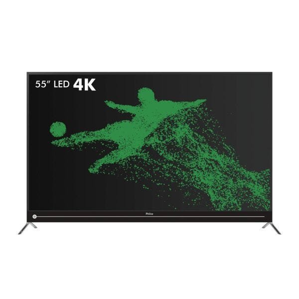 Smart TV 4K 55 Polegadas LED Ultra Hd PTV55G50Sn Philco Bivolt ...