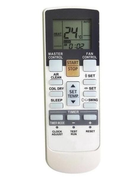 Controle Remoto Ar Inverter Fujitsu Ar-Ry19 Compatível | MadeiraMadeira