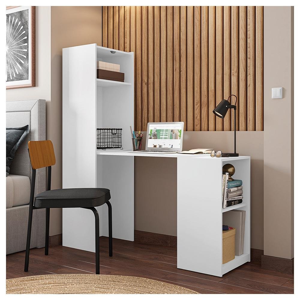 Armário Multiuso Para Escrotório Mult Max Branco Caemmun | MadeiraMadeira