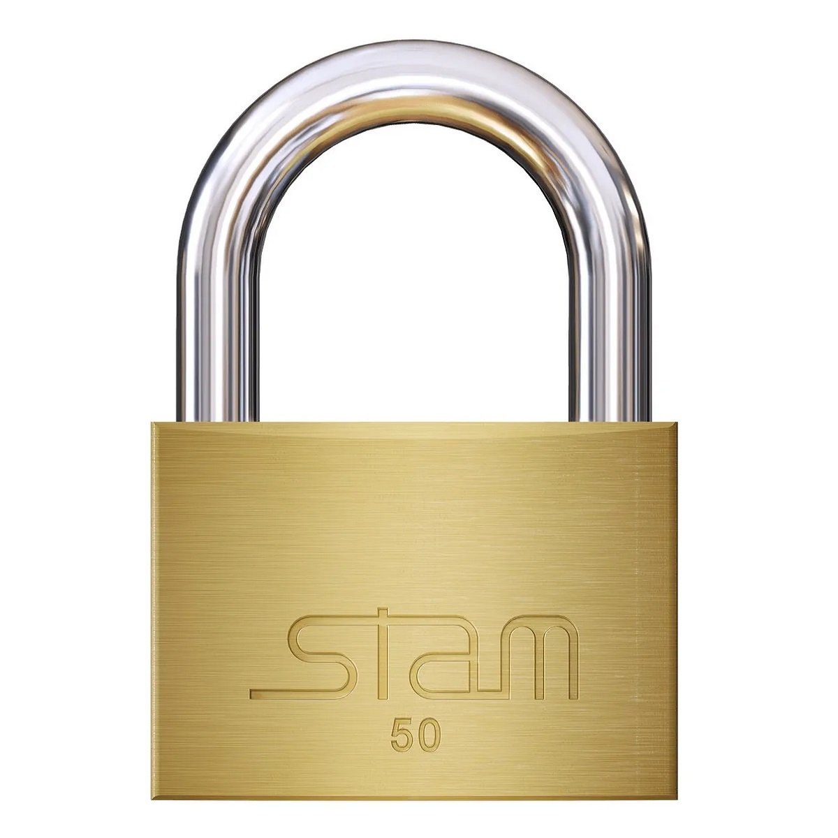 CADEADO 50 MM LATÃO MACIÇO STAM KIT 3 UNIDADES | MadeiraMadeira