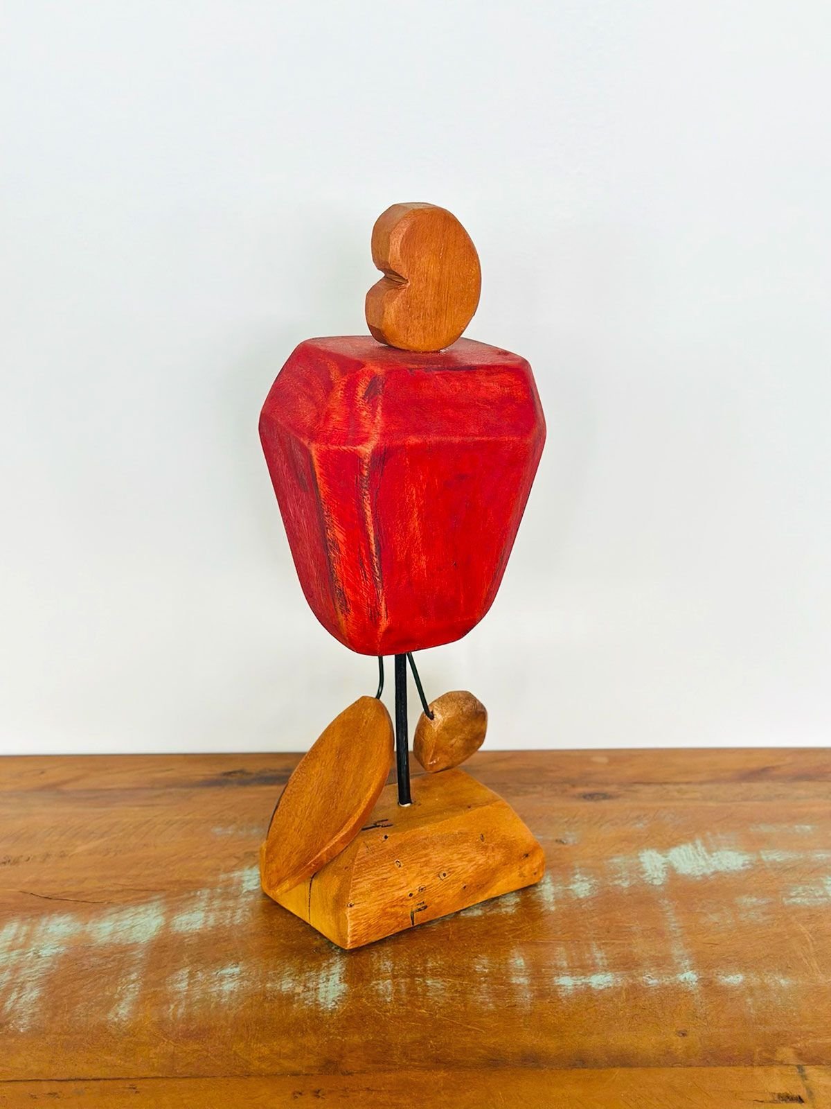 Escultura Caju em Madeira - Decoração Artesanal de Sergipe | MadeiraMadeira