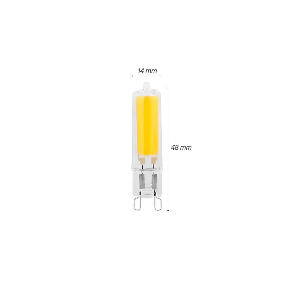 Lâmpada Led Avant Halopin Luxpin Clear 4W G9 2400K Branco Quente 127V | MadeiraMadeira