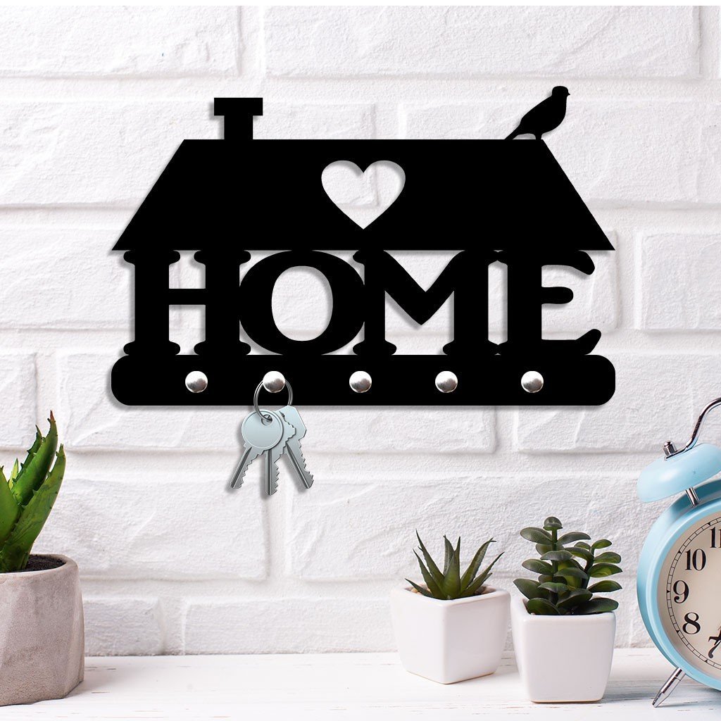 Porta Chaves de Parede Home Casinha | MadeiraMadeira
