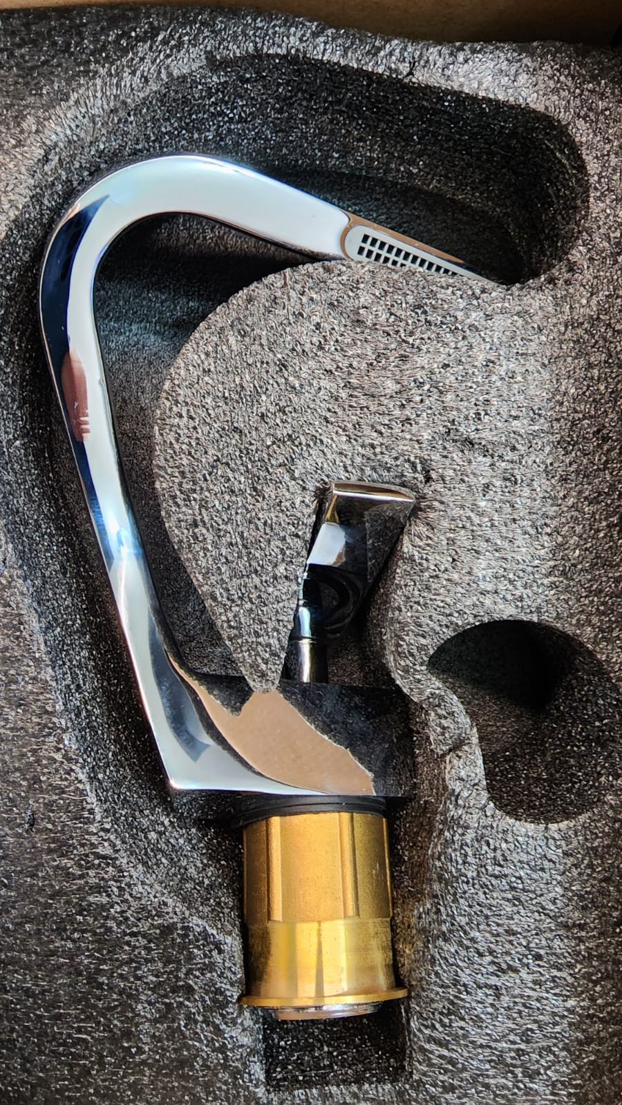 TORNEIRA BANHEIRO GOURMET CURVA CASCATA - CROMADA - MG18 | MadeiraMadeira