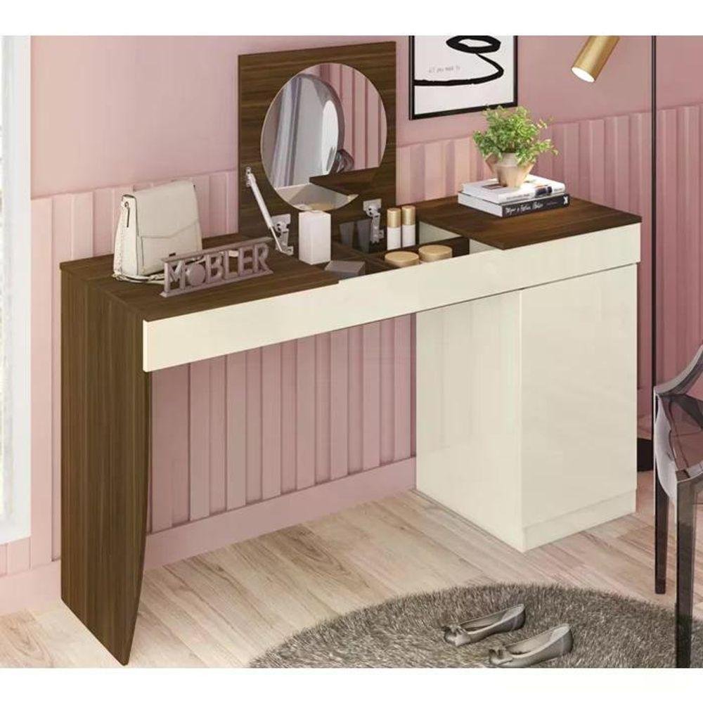 Escrivaninha Penteadeira Freijo Off White Mbl | MadeiraMadeira