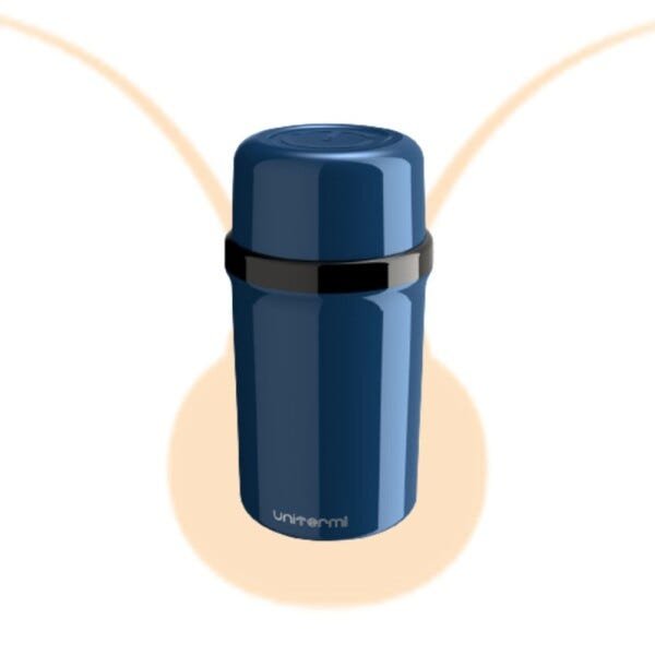 Garrafa Térmica Uniterm Fano Kids 250ml Chá Café Leite:Azul Metalizado ...