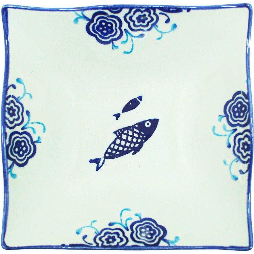 Kit 12 Tigela Sobremesa Bowl Peixe Praia Oceano Náutico 14cm | MadeiraMadeira