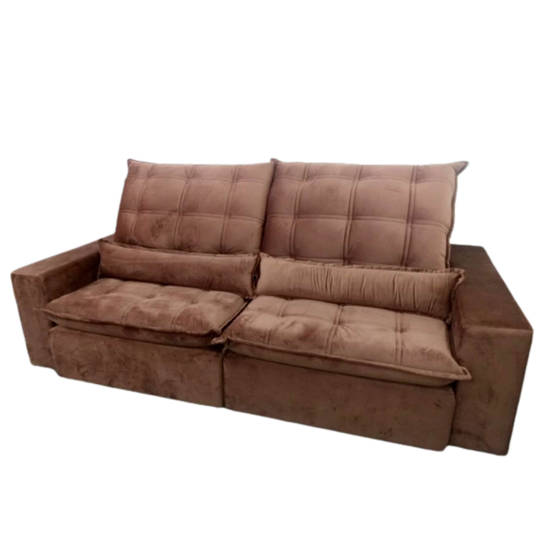 Sofá Retrátil Reclinável Doha 2,90M | MadeiraMadeira