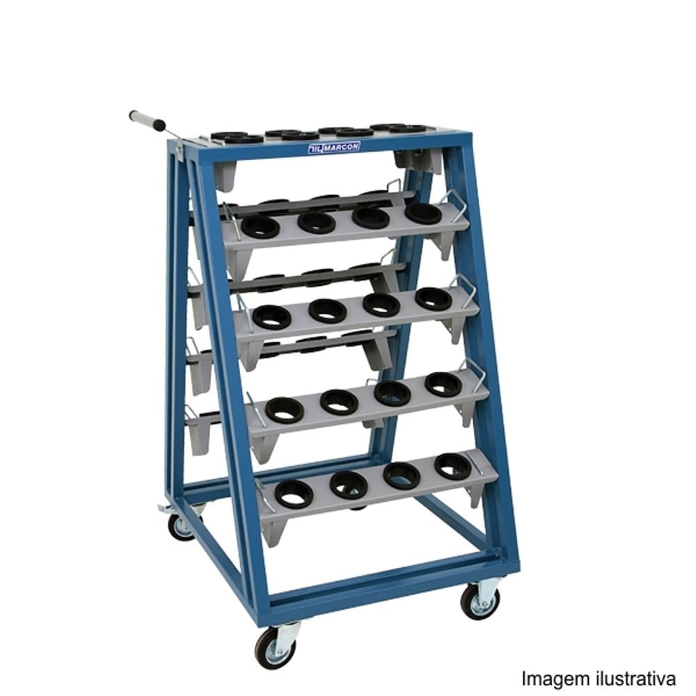 Carrinho Porta-Cone Capacidade 50 Peças ISO 40 Marcon PCG5040 ...