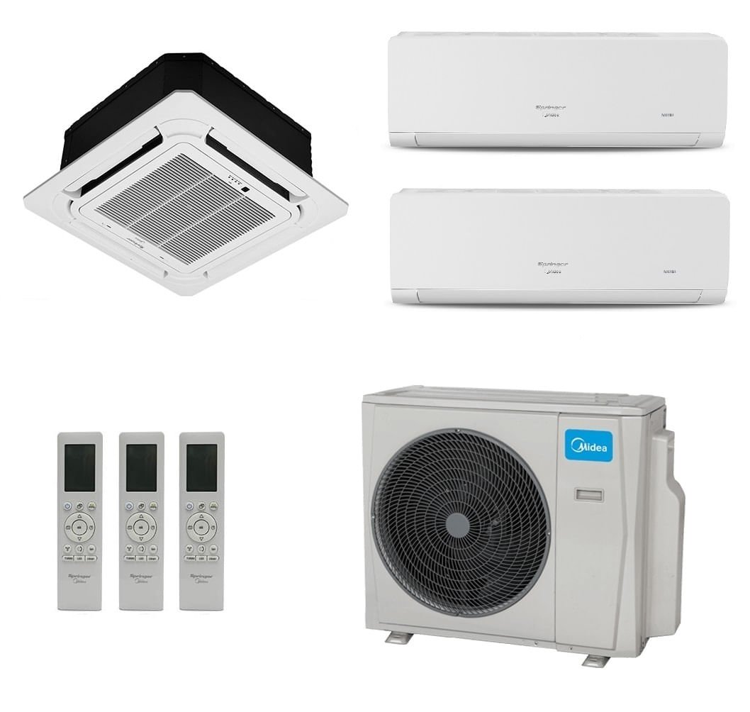 Ar-Condicionado Multi Split Inverter Springer Midea 27.000 BTUs (2x ...