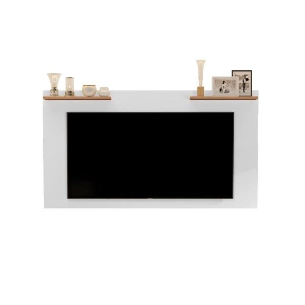 Painel para Tv Até 50 Polegadas Collins - Branco/Nature | MadeiraMadeira